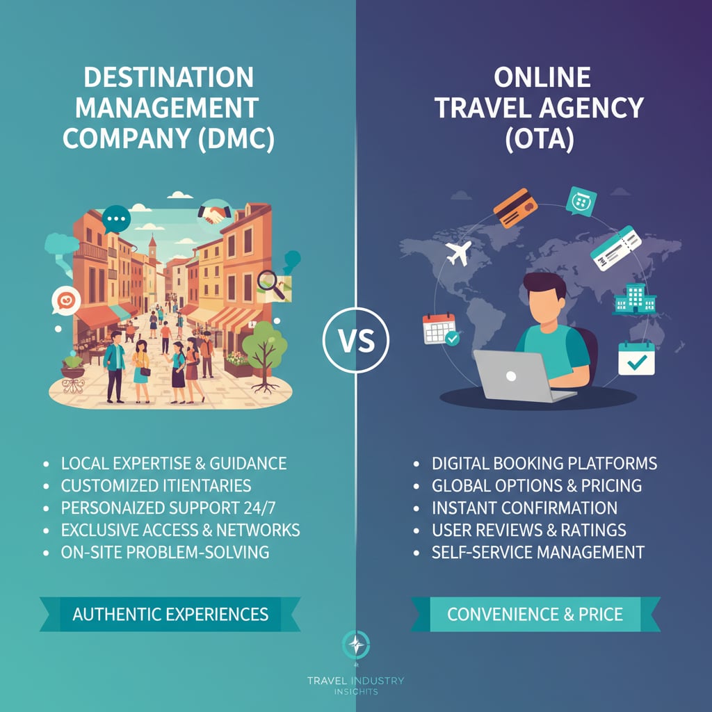DMC vs OTA: Which is Better for Travel Agents? [2025 Guide] - DMC Quote